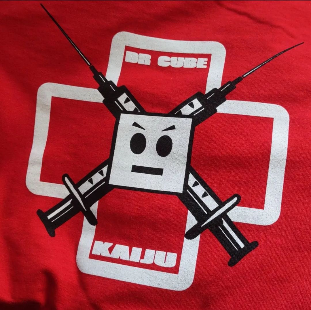 New Dr. Cube Shirt Available – Kaiju Big Battel