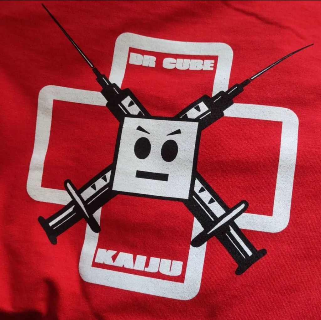 New Dr. Cube Shirt Available – Kaiju Big Battel